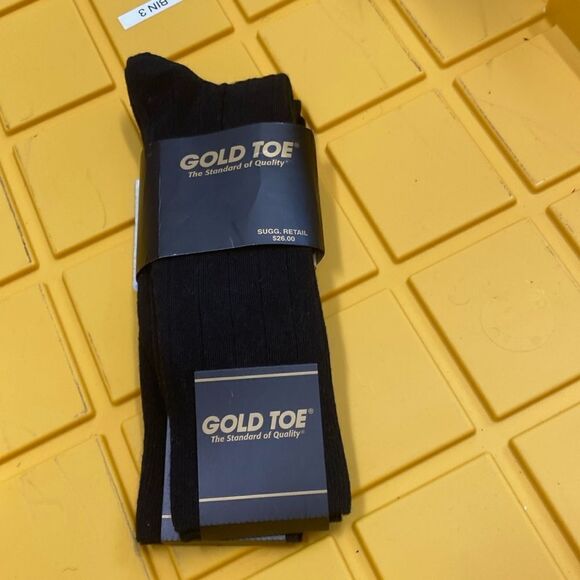 Gold Toe | Underwear & Socks | Mens Gold Toe Black Socks Size 13 Two ...